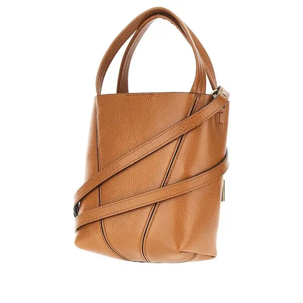 Chloé Grained Leather Small 'spin' Bag