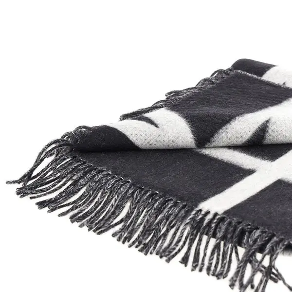 TOTEME Brushed Wool Monogram Scarf
