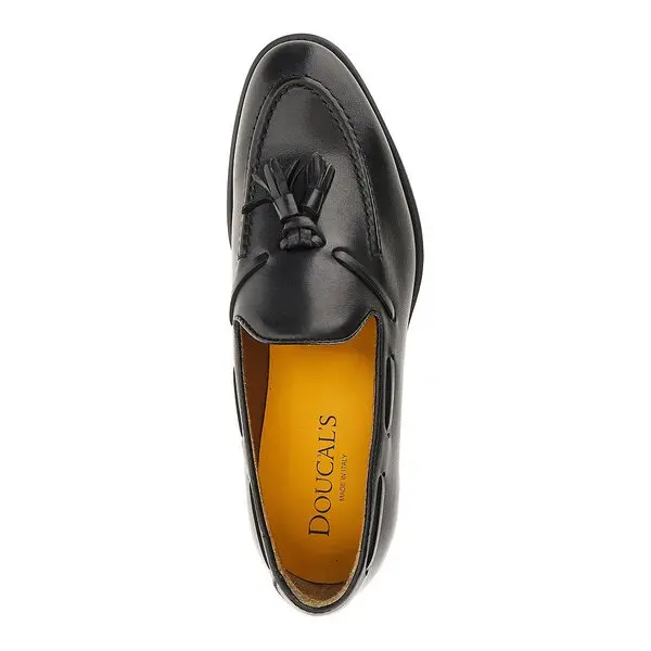DOUCAL'S Nappa Leather Loafers With Tassels