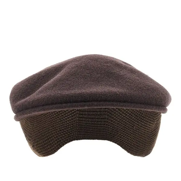 KANGOL Wool 504 Earflap Hat An - Brown