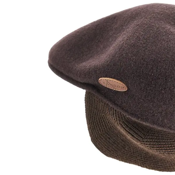 KANGOL Wool 504 Earflap Hat An - Brown