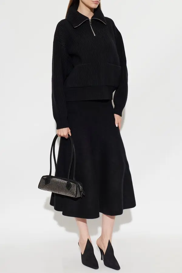 Alaïa Wool Sweater With Pockets