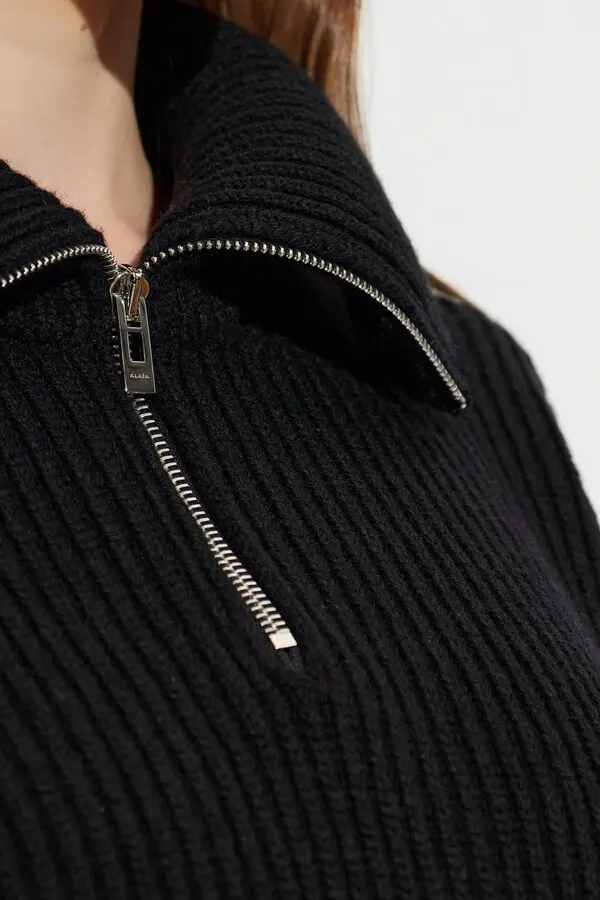 Alaïa Wool Sweater With Pockets