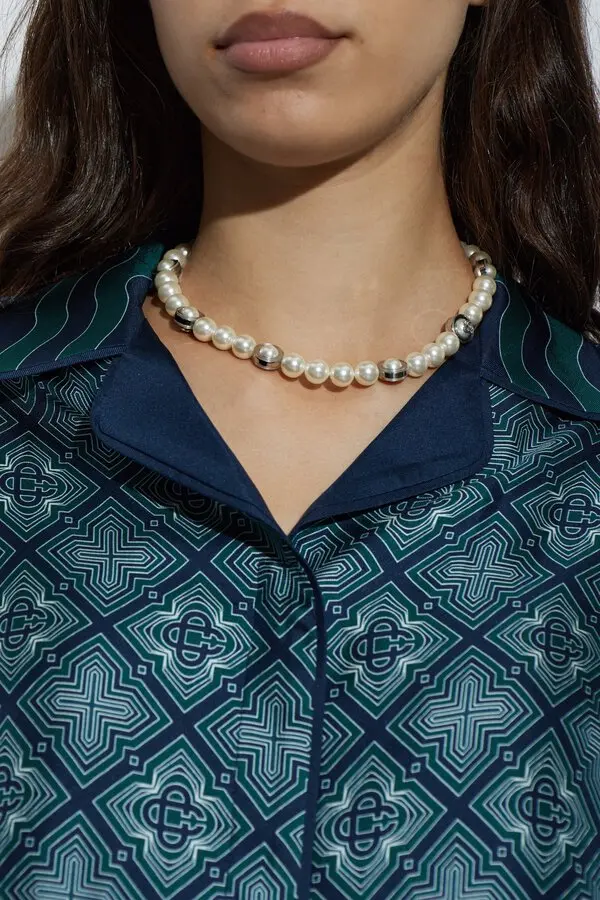 Casablanca Short Pearl Necklace