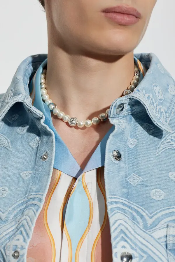 Casablanca Short Pearl Necklace