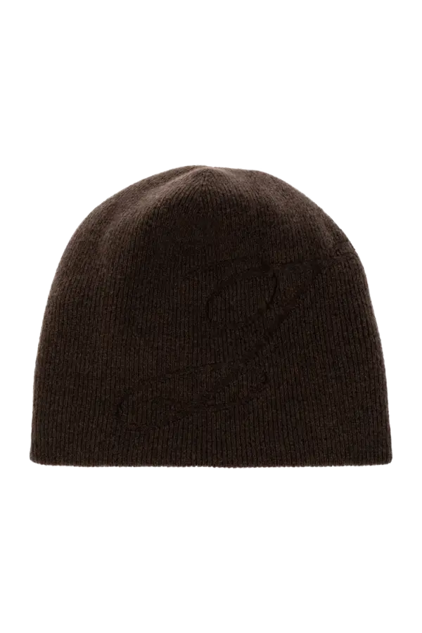 Jacquemus J’ Beanie Hat - Brown