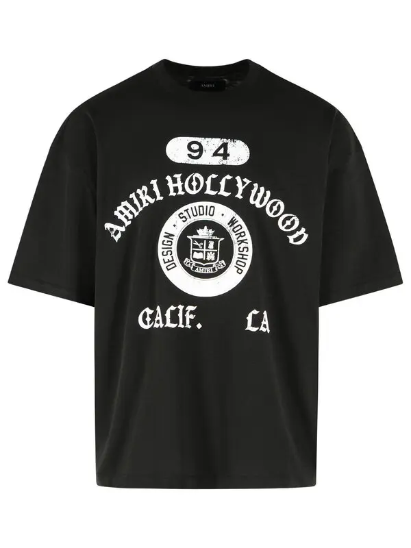 Amiri Collegiate T-shirt In Cotton