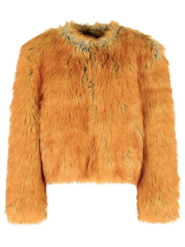 STAND STUDIO Karly' Polyester Eco Fur 'natural Fox - Orange