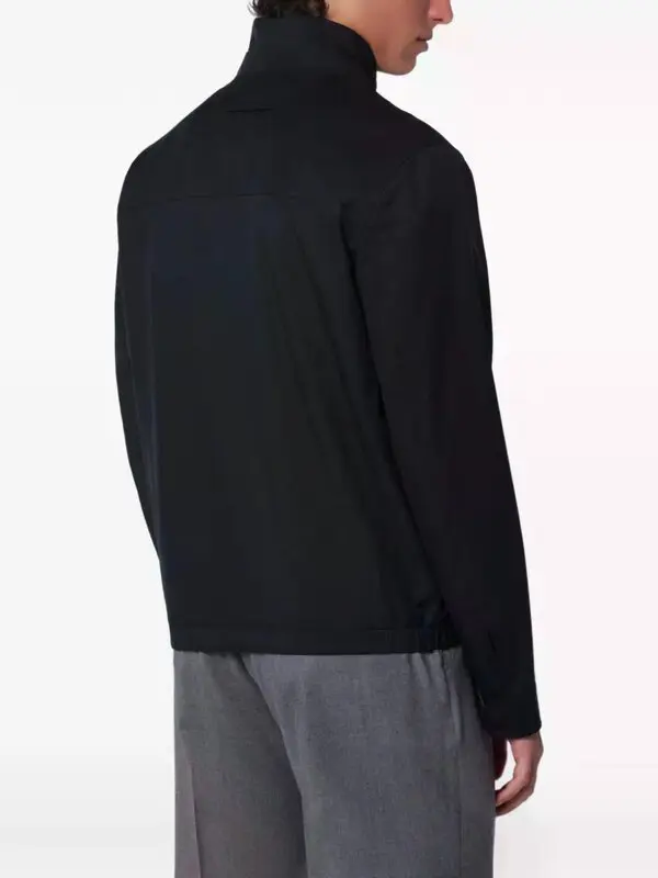 Zegna Zip-up High-neck Jacket
