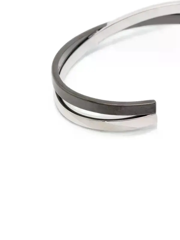 AGNES B. Couple Bangle Logo Bracelet