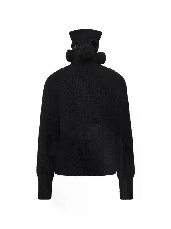 DOUBLET Gas-mask-motif Sweater