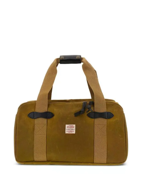 Filson Small Tin Cloth Canvas Logo-patch Holdalls Bag - Brown