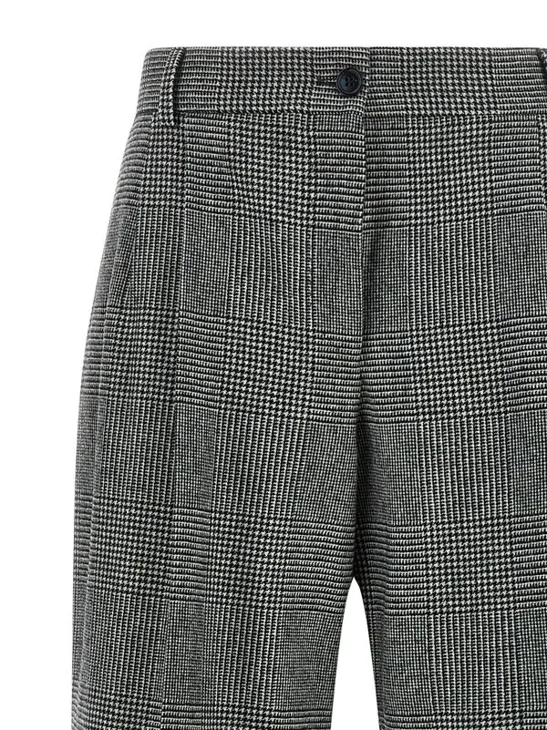 Dolce & Gabbana Prince Of Wales Trousers - Gray