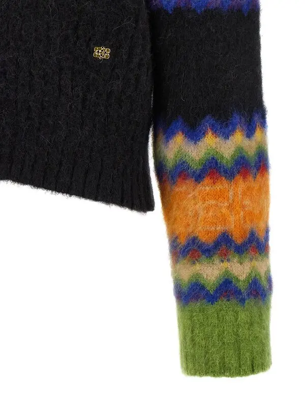 GANNI Fair Isle' Sweater - Multicolor