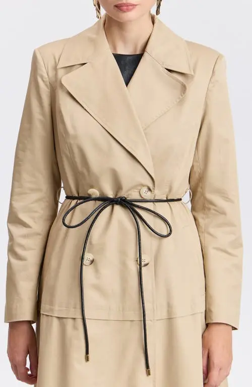 Avec Les Filles Hourglass Maxi Trench Coat