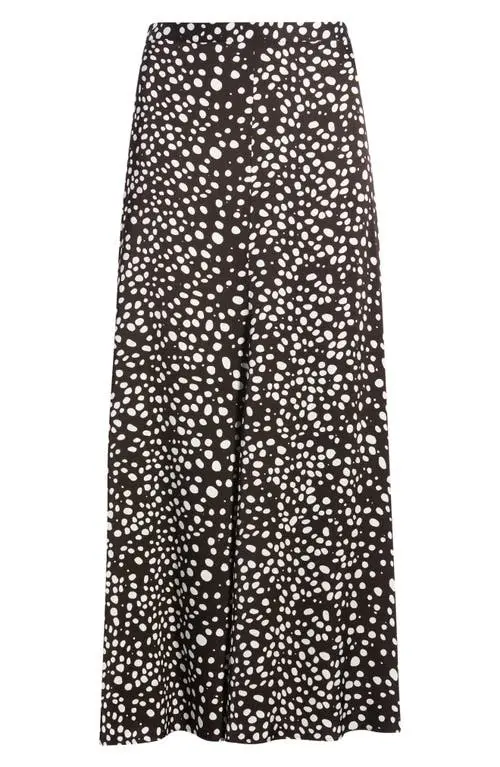BOSS Dot Print A-line Skirt