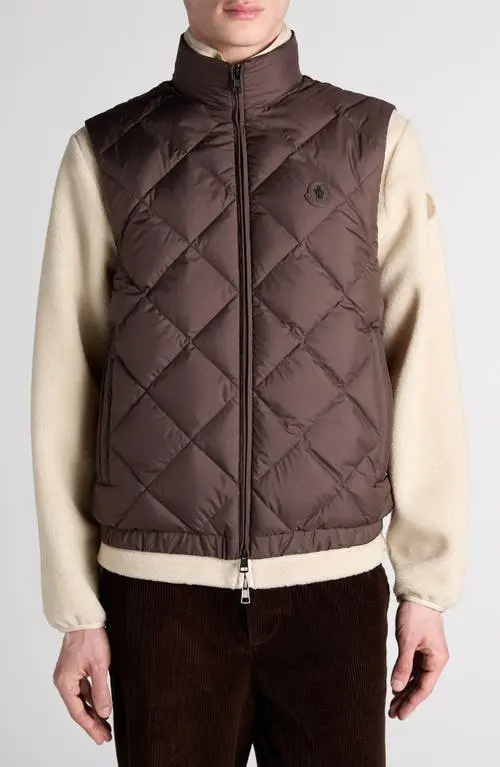 Moncler Chobe Quilted Vest - Brown