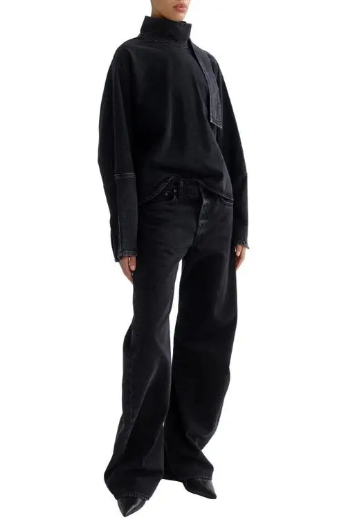 AGOLDE Spiral Wide Leg Jeans