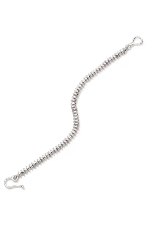 EDDIEBORGO Discus Link Bracelet - Silver