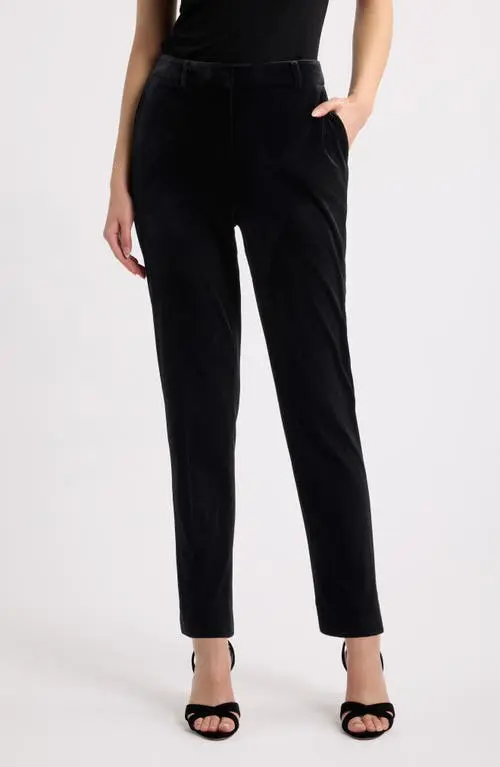 TAHARI ASL Velvet Classic Ankle Pants