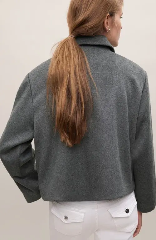 Mango Button Coat