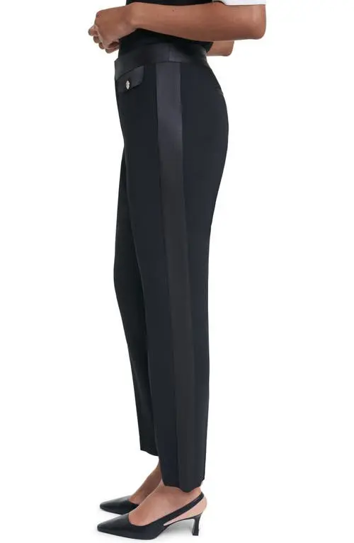 Karl Lagerfeld Paris Straight Leg Trousers