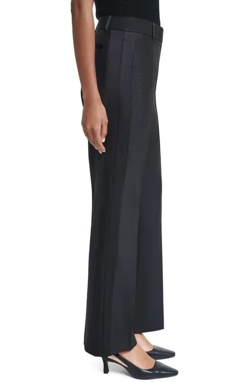 Karl Lagerfeld Paris Shiny Twill Trousers