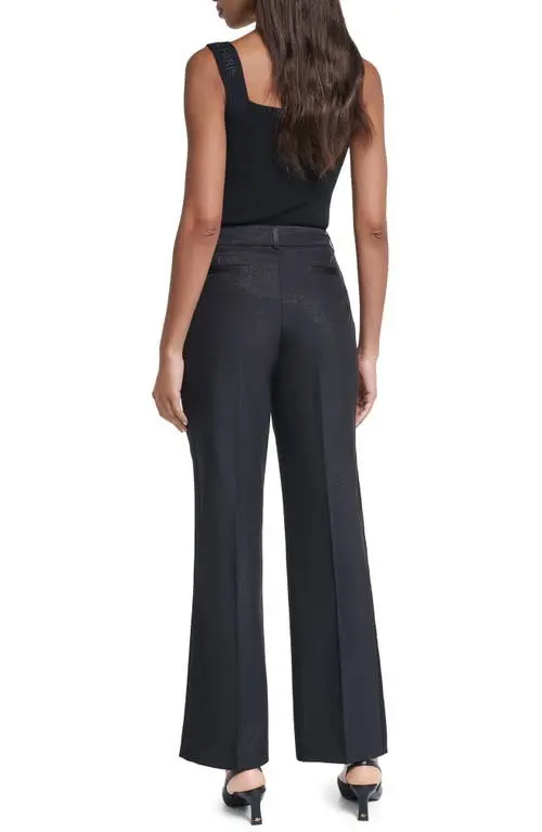 Karl Lagerfeld Paris Shiny Twill Trousers