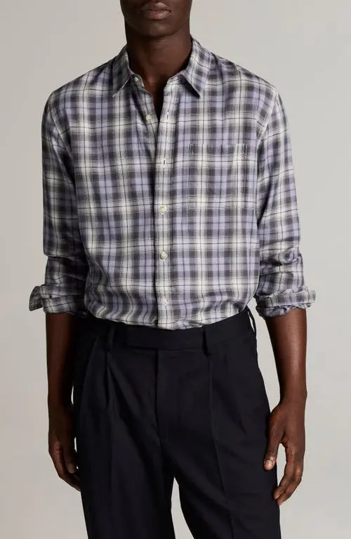 Vince Exchange Plaid Long Sleeve Shirt