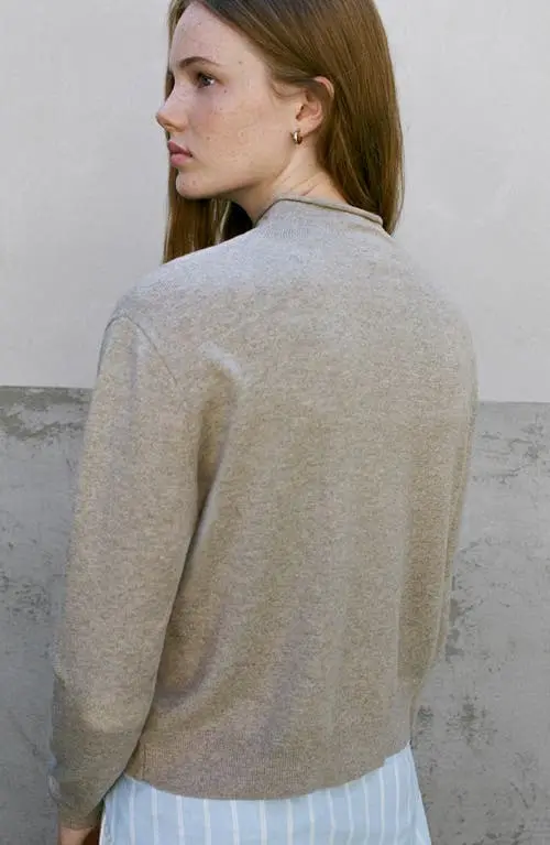 Mango Perkins Collar Cardigan