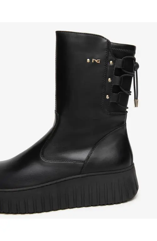NEROGIARDINI Sport Wedge Leather Boot