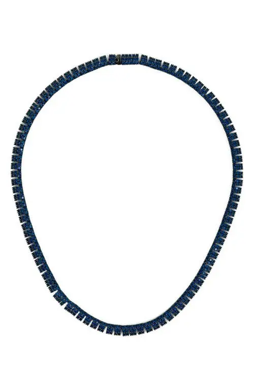 Nadri Rocco Pavé Collar Necklace - Black/navy