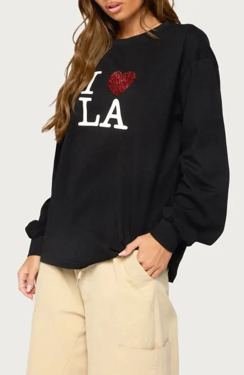 EDIKTED Loving La Graphic T-shirt