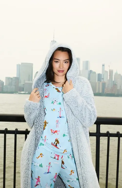 ROOM SERVICE Duvet Hooded High Pile Fleece Coat
