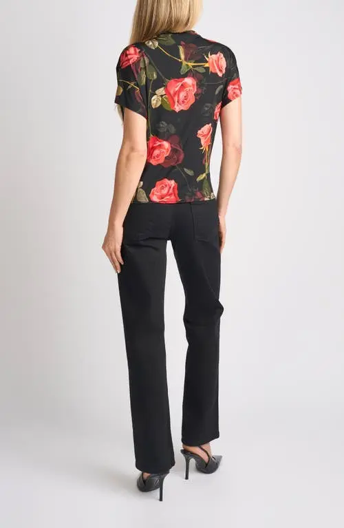 Ted Baker London Valentina Rose Draped Neck Top