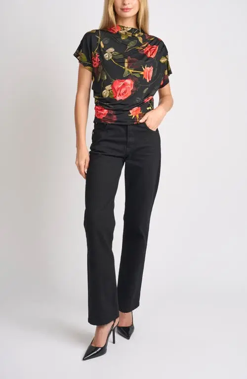 Ted Baker London Valentina Rose Draped Neck Top