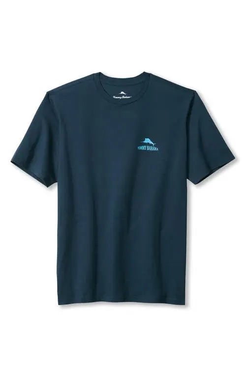 Tommy Bahama Late Night Beer Flight Graphic T-shirt - Navy