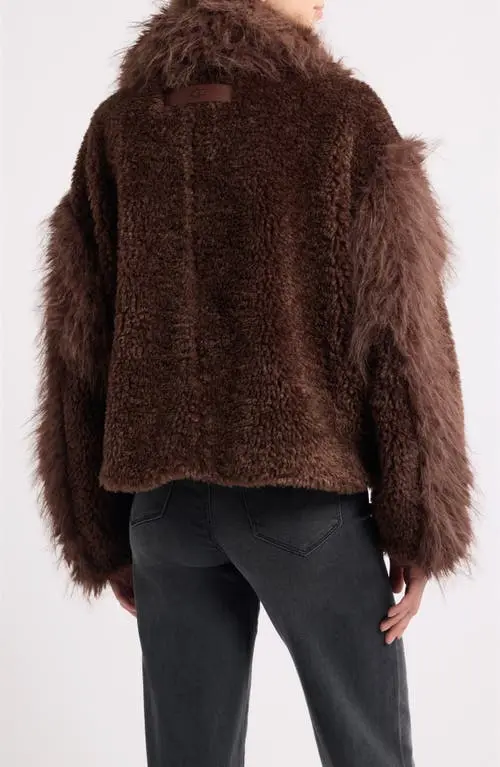 UGG Xyla Faux Fur Jacket - Burnt Cedar