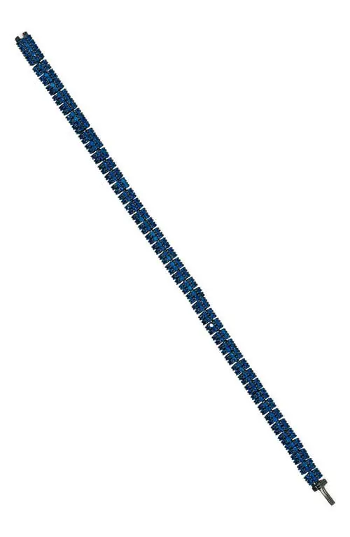 Nadri Rocco Pavé Bracelet - Black/navy