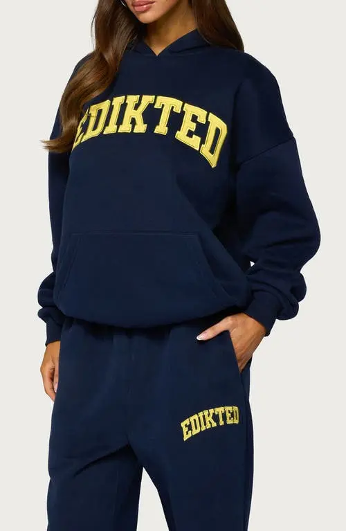 EDIKTED Crush Graphic Oversized Hoodie