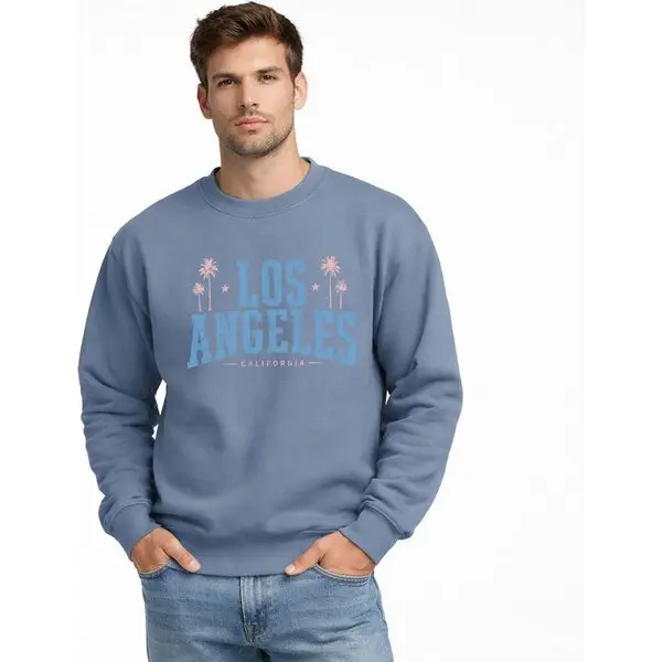 SIMPLY SAGE MARKET Los Angeles California Sweatshirt - Slate