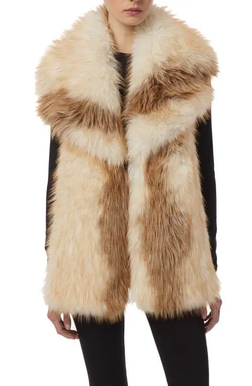Apparis Mia Faux Fur Collar - Beige Multi