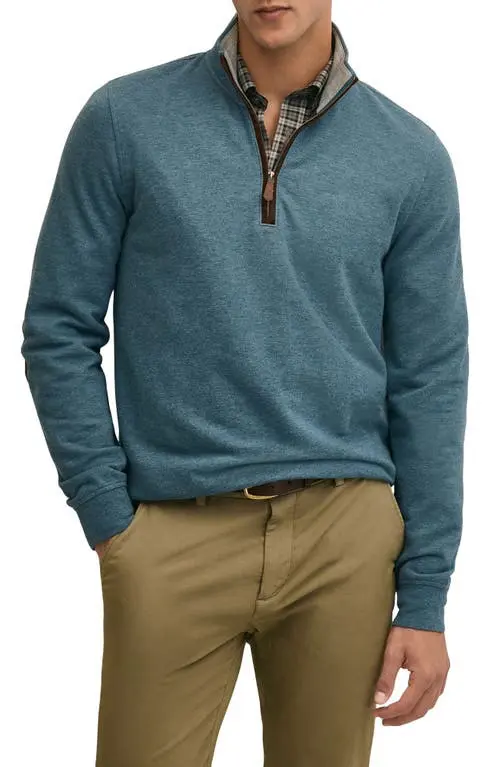 Brooks Brothers Double Face Piqué Quarter Zip Sweater