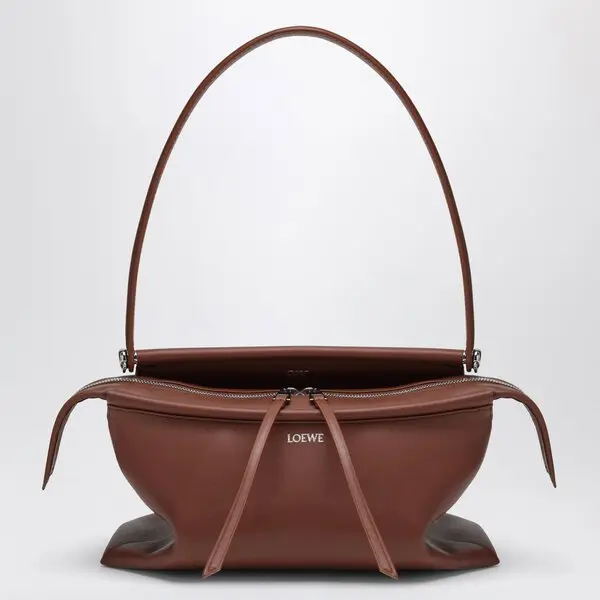 Loewe Whisker Small Cognac Calfskin Bag - Brown