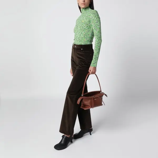 Loewe Whisker Small Cognac Calfskin Bag - Brown