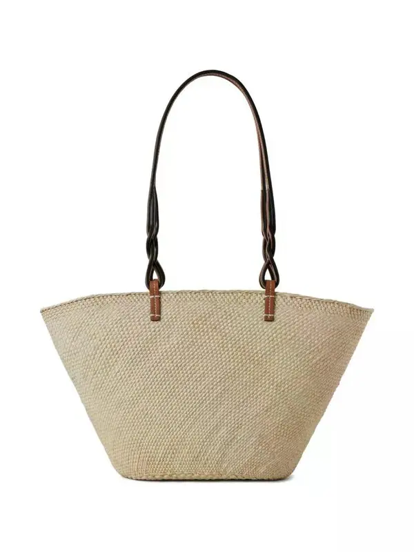 Mulberry Raffia Basket Shoulder Bag