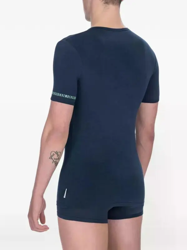 BIKKEMBERGS Logo-print Slim-fit T-shirt