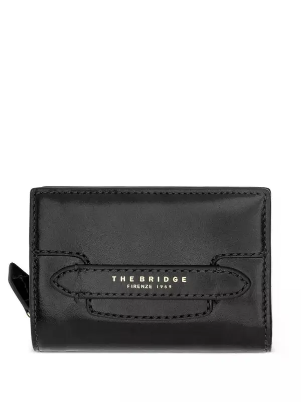 THE BRIDGE Logo-print Leather Wallet - Black