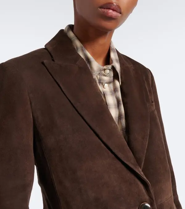 Veronica Beard Maci Suede Blazer
