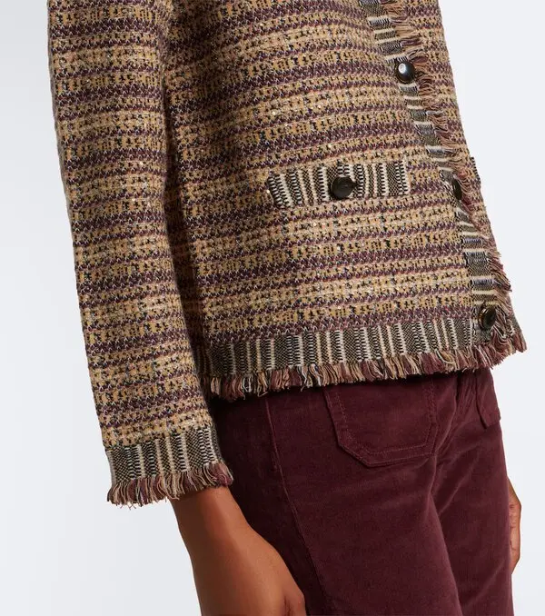 Veronica Beard Sariyah Cropped Tweed Jacket